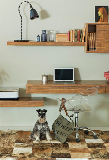 Floating Box With Sliding Doors