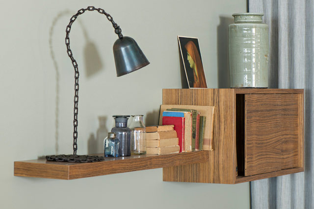 Floating Box With Sliding Doors