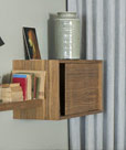 Floating Box With Sliding Doors